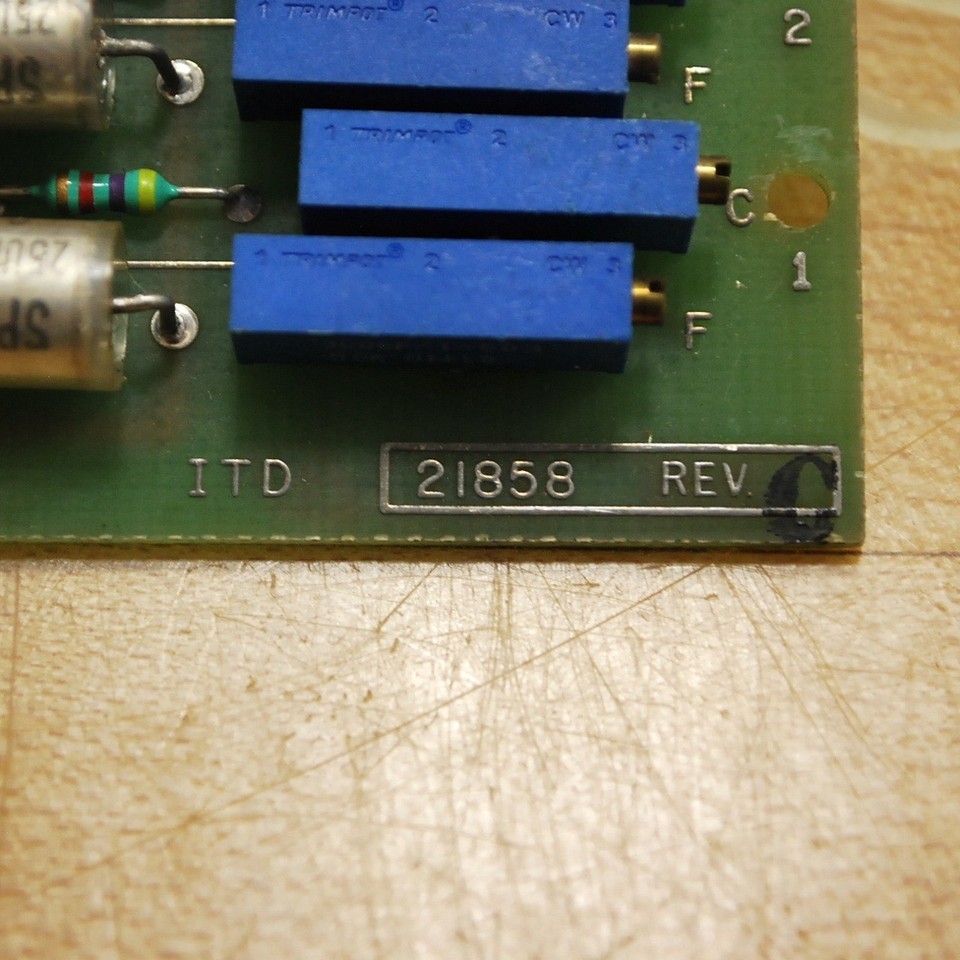 SCI 21858 / 51688 REV C Control Board - USED | eBay