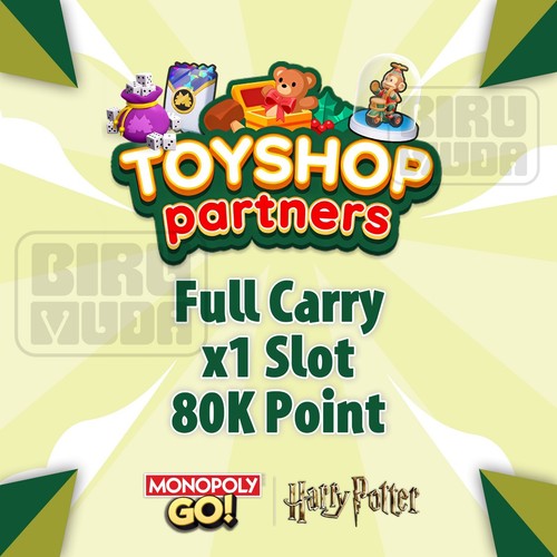 Monopoly Go Partners Event Toyshop Partners - Full Carry 80K Point | eBay