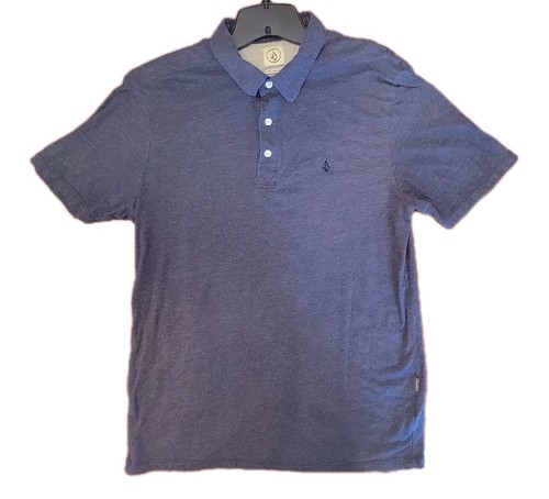 Volcom Blue Polo Shirt Size Large | eBay