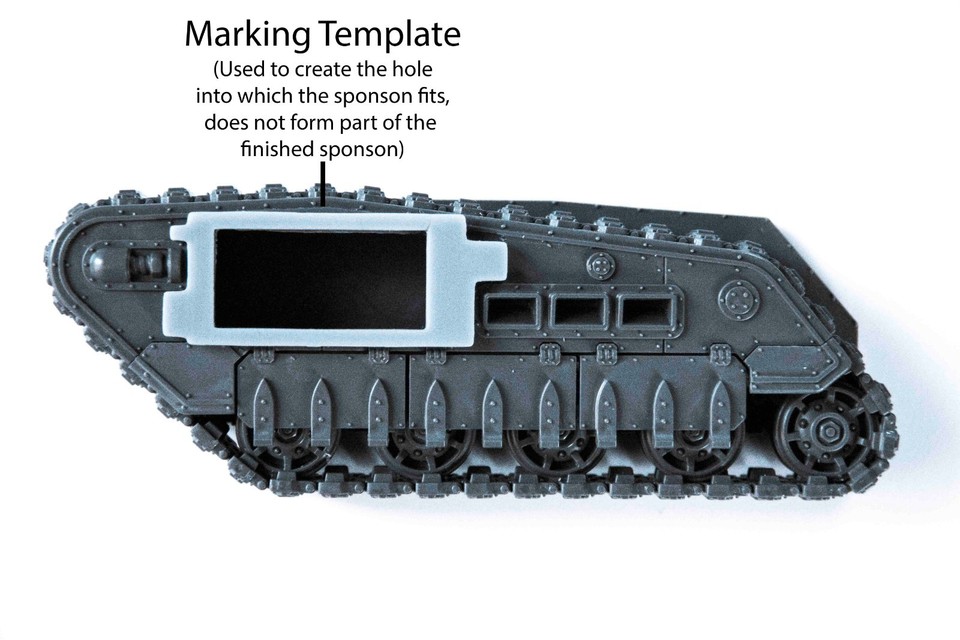 Internal Side Sponsons Conversion Kit Compatible With Rogal Dorn Tank ...