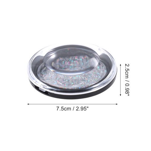 1 Set Round Eyelash Storage Case Clear Colorful | eBay