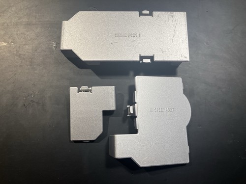 Nintendo GameCube OEM Platinum Silver Port Covers Serial 1 & 2 (Set of ...
