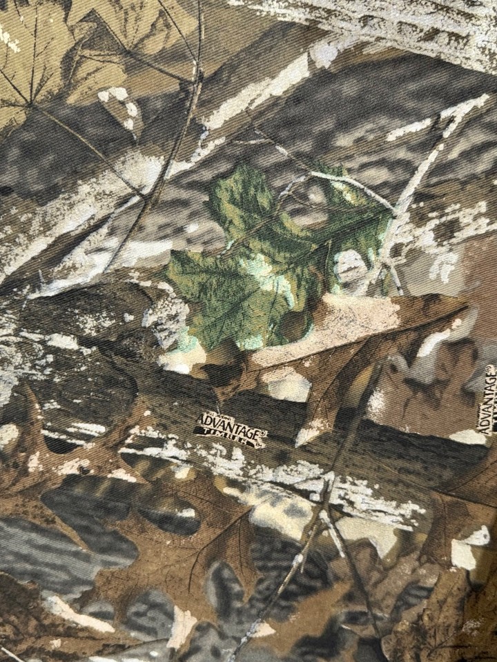 REALTREE ADVANTAGE TIMBER CAMOUFLAGE CAMO TWILL FABRIC BLEND 60" WIDE ...
