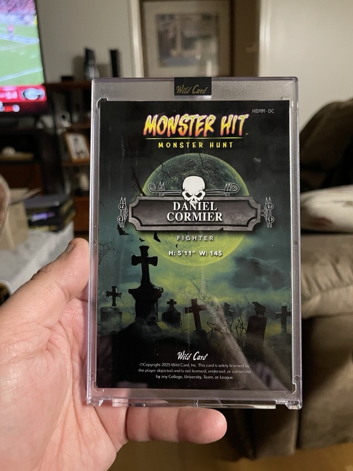 2025 Wild Card Monster Hit Mammoth Size Daniel Cormier 1/1 MMA | eBay