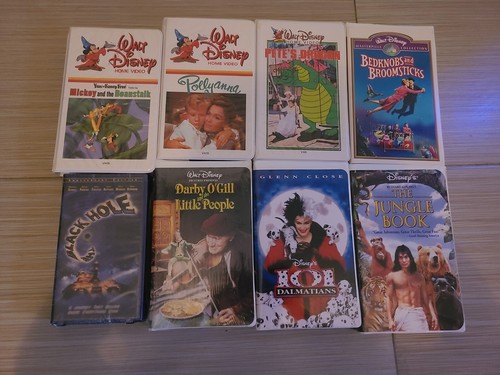 Walt Disney Classic live action films - VHS Clamshells -3 vintage - Lot ...