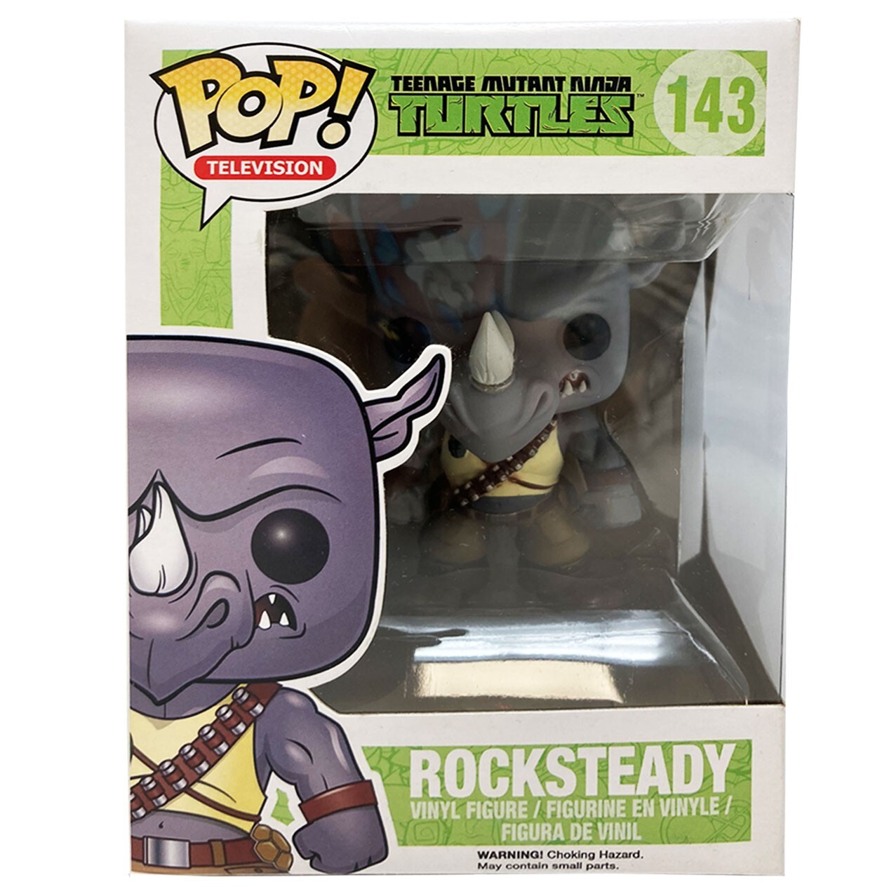 Funko Pop!Television Teenage Mutant Ninja Turtles#143- Rocksteady Vinyl ...