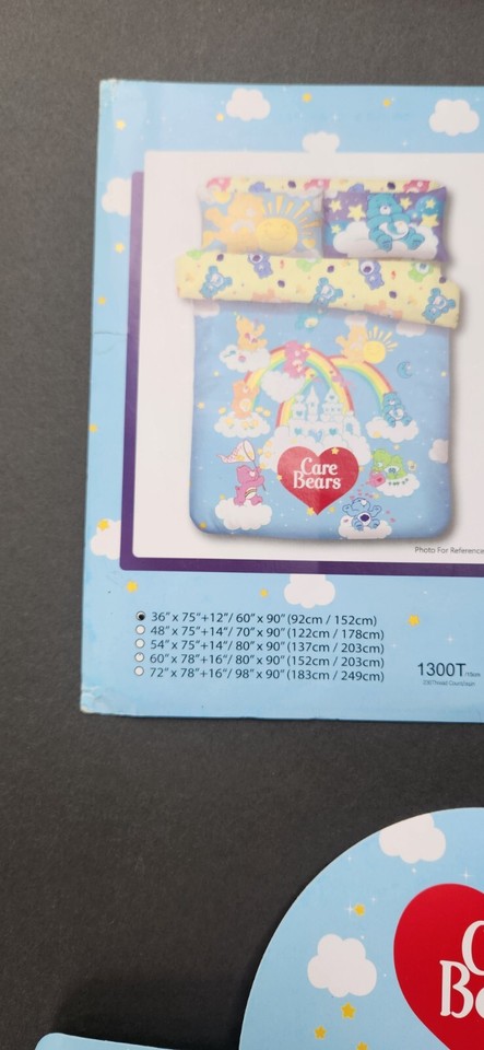 Care Bears Duvet Cover Fitted Sheet Pillowcase Set Doona New | eBay