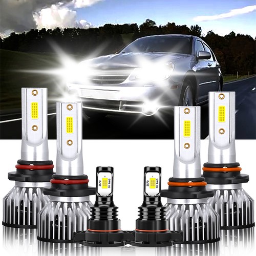 For Chrysler Sebring 2010-2010 6Pcs LED Headlight High Low Beam+Fog ...
