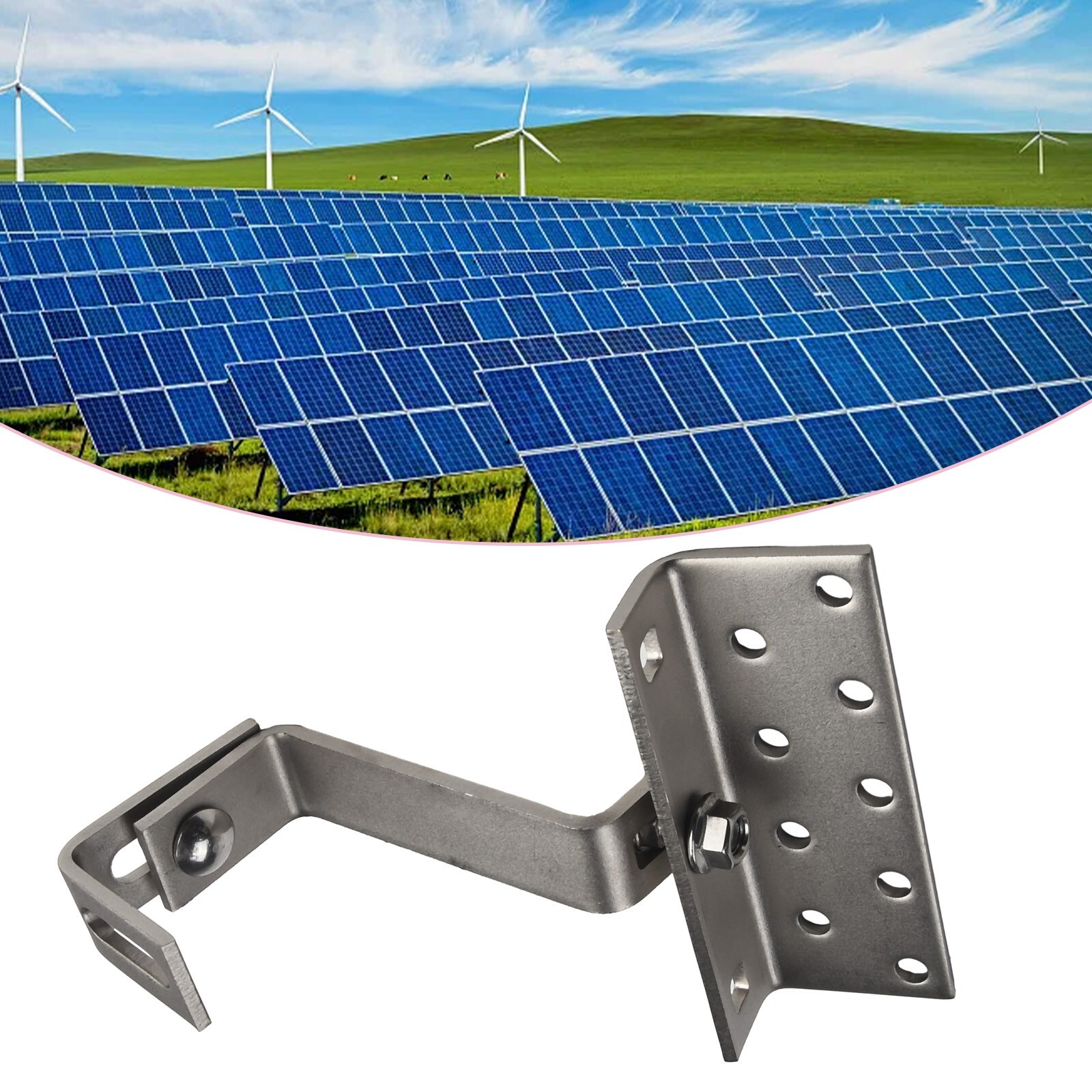 Adjustable Mounting Solution Stainless Steel Roof Hook for Photovoltaic ...