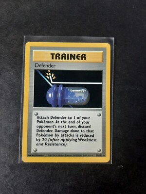 DEFENDER - 80/102 - Base Set - Pokemon Card - LP | eBay
