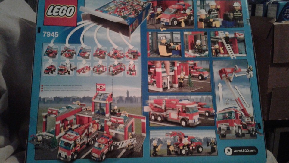 LEGO City Set 7945 Fire Station FS NIB RETIRED RARE | eBay
