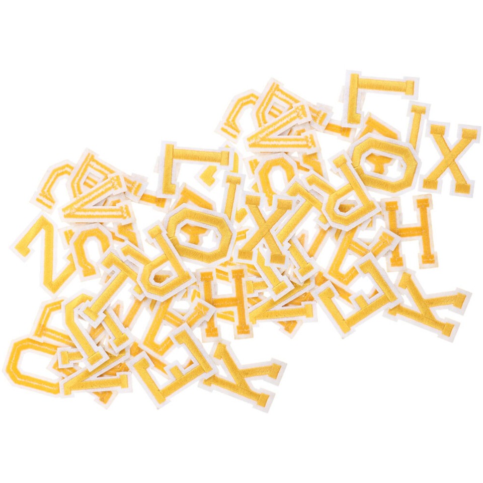 2 PCS Buchstaben-Patch Buchstabenpatches Nähen Brief-Hut-Patches | eBay