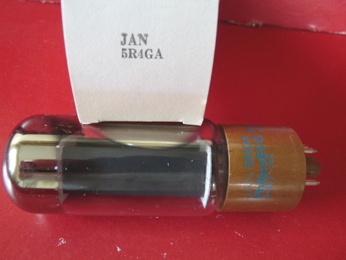 JAN 5R4GA PHILIPS ECG 5R4 5R4G NEW OLD STOCK VALVE TUBE 1PC JLY15 | eBay