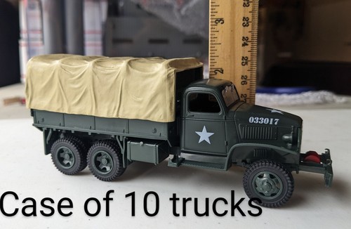 qty-10 1:48 O Scale U.S. Army WWII Cargo Troop Truck CCKW-353 Deuce ...