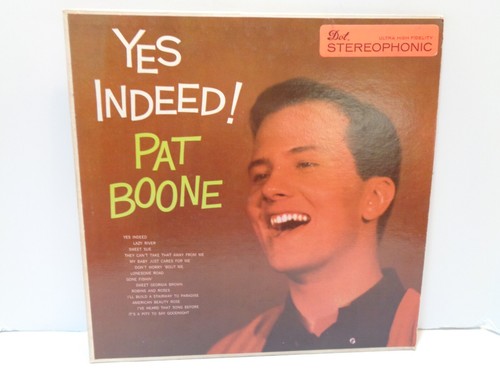 Pat Boone "Yes Indeed!" 1958 Vinyl LP. Rare Stereo Version. Dot DLP ...