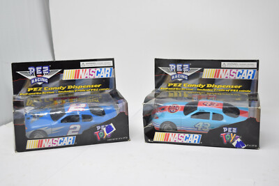 2 NASCAR PEZ Racing Toys #43 STP Car & #2 Candy Dispenser Race Cars | eBay