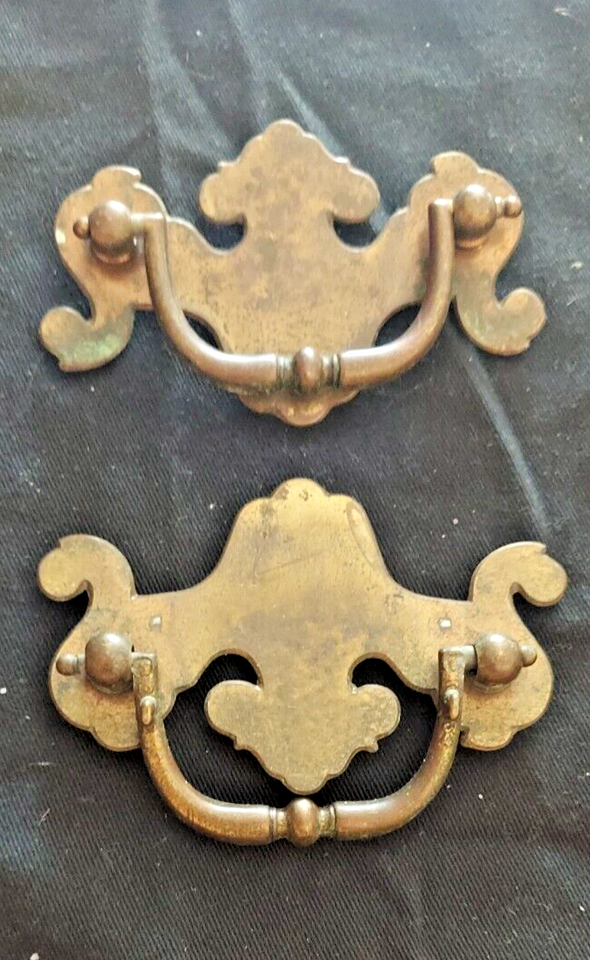 3 1/2” long draw pull, Bail Handle Colonial Drawer Pulls 2.5" Center ...