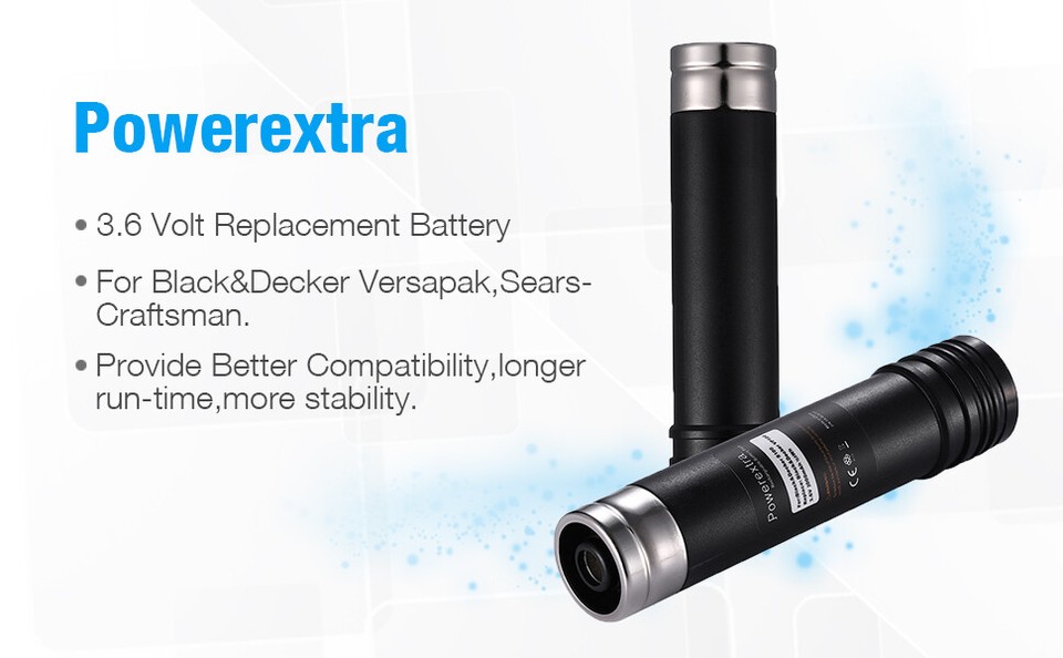 1-Pack 3.0Ah 3.6V Ni-MH Battery For Black & Decker Versapak VP100 VP105 ...