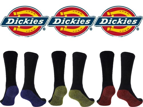 1-15 Pairs DICKIES Men's Industrial Crew Boot Work Socks Big Foot Duty ...