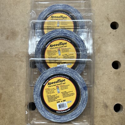 3 Rolls of FastCap 1/2" x 50' Double Sided Speed Tape 00938 | eBay