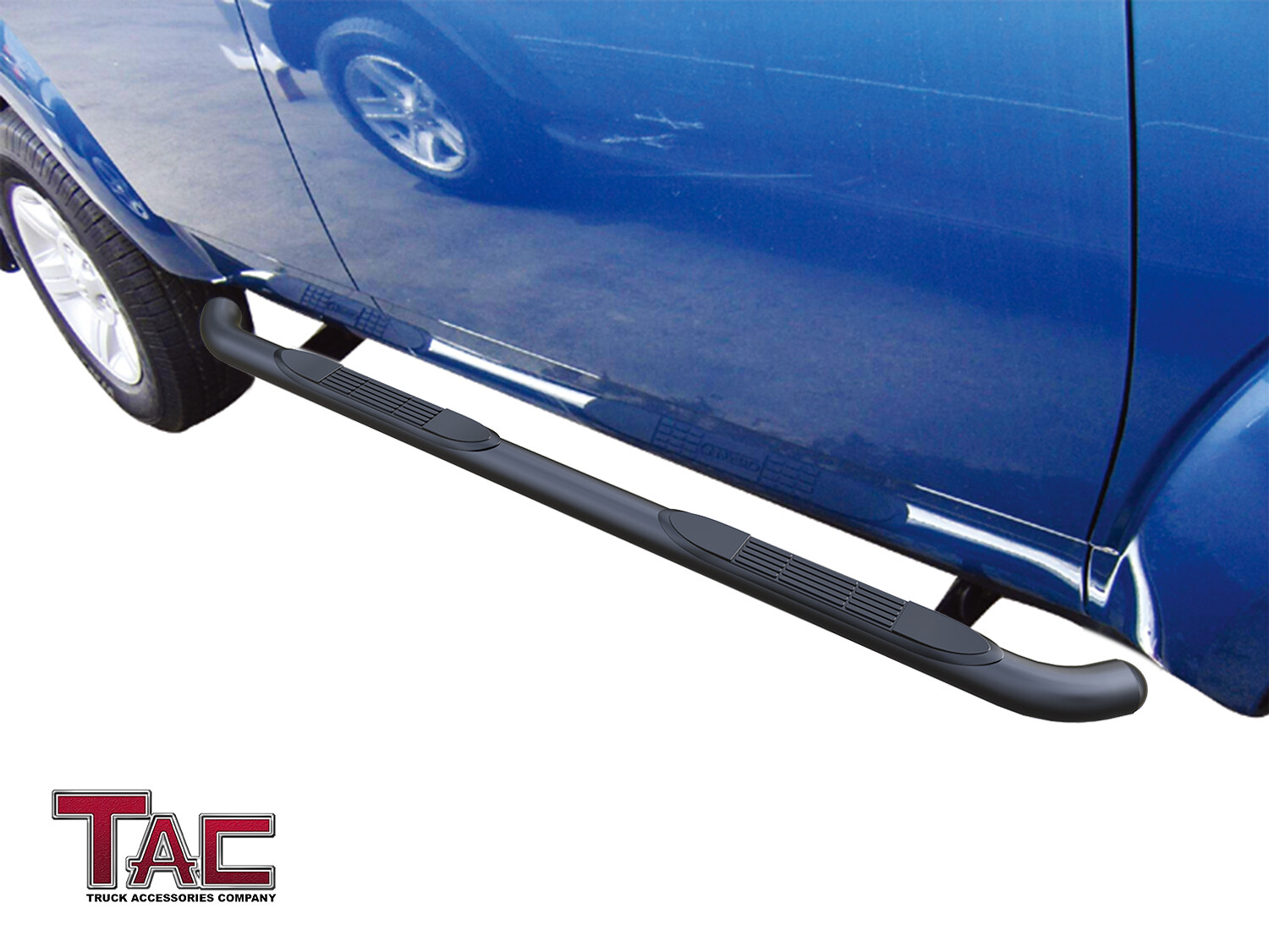 For 04-10 Dodge Durango/07-10 Chrysler Aspen 3" Black Side Steps ...