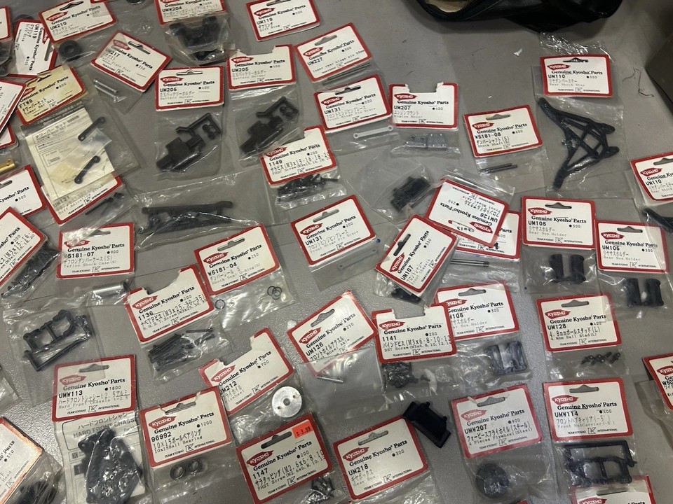 Huge Lot of New Kyosho Ultima ST Type-R GP Parts – Vintage NIP – Rare ...