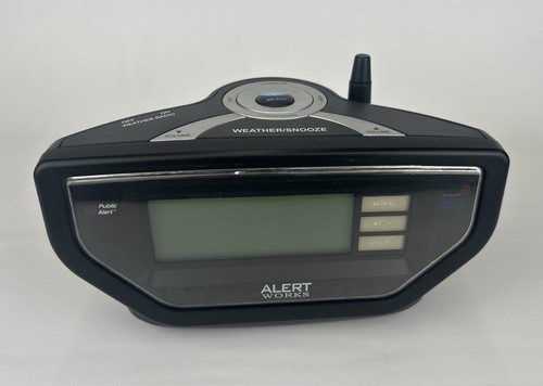 Alert Works EAR-10 NOAA Public Alert Weather Emergency Radio *TESTED ...