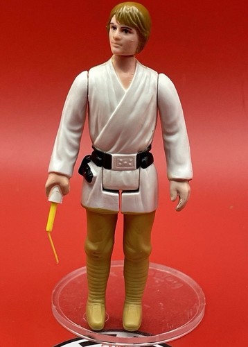 Star Wars BROWN HAIR LUKE SKYWALKER FARMBOY Vintage Kenner Action ...