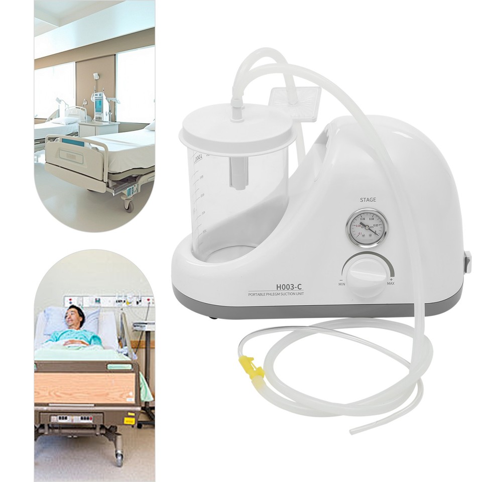Portable Dental Phlegm Suction Unit Emergency Medical Vacuum Aspirator ...