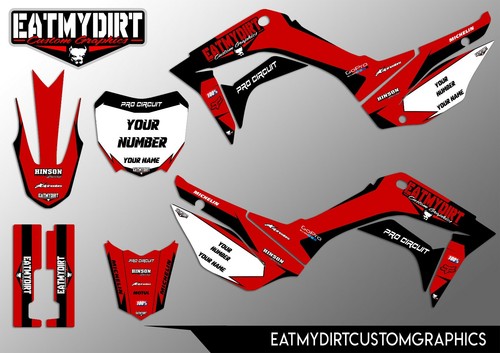 FOR HONDA CRF 110 2019-2020 CUSTOM GRAPHICS KIT STICKERS MOTOCROSS ...