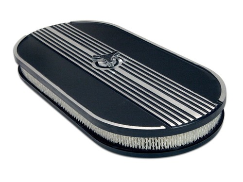 New! 1965 - 1973 Oval Air Cleaner Aluminum Top Ford Mustang Cobra Tiger ...