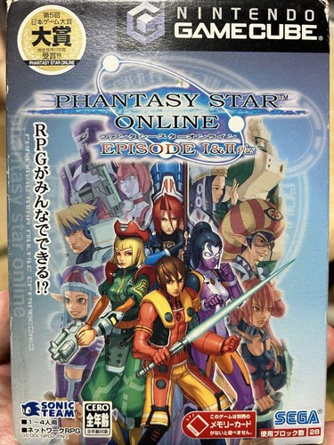 Nintendo Gamecube PHANTASY STAR ONLINE EPISODE I & II Japanese Game ...