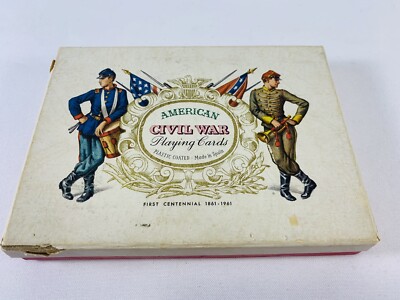 Playing Cards Commemorating the American Civil War with Descriptive ...