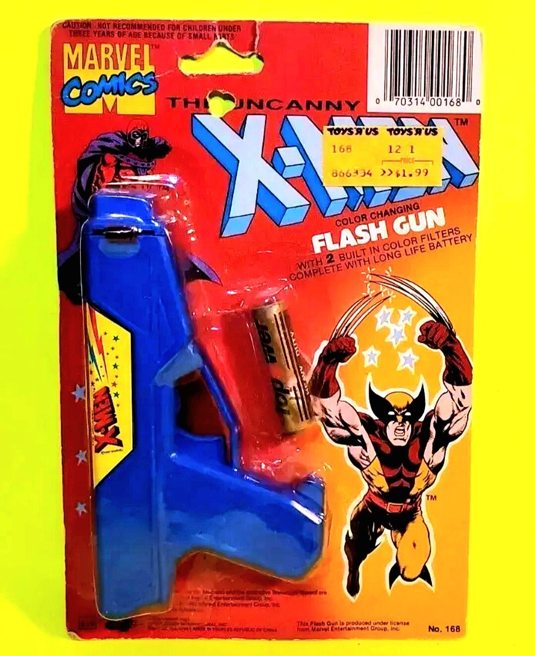 Vtg Marvel Super Heroes WOLVERINE Flash Gun Uncanny X-Men Henry Gordy ...