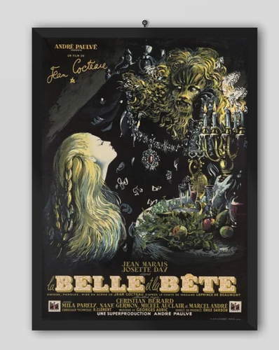La Belle et la Bête - Beauty and the Beast 1946 Movie Poster. French ...