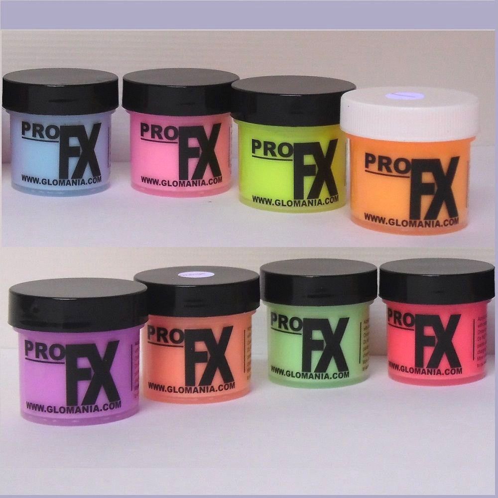 GLOW in the DARK Daytime Visible 1 OZ to 8 OZ Pots Art Craft Acrylic | eBay