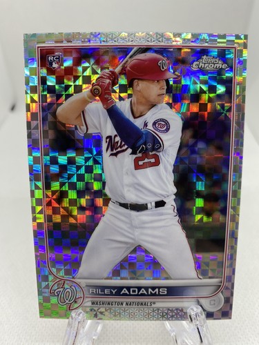 Riley Adams 2022 Topps Chrome X-Fractor Rookie Card | eBay