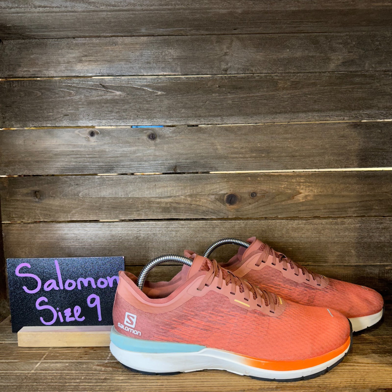 Womens Salomon Sonic 4 Accelerate Orange Athletic Run… - Gem