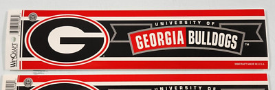 Wincraft Georgia Bulldogs NCAA Bumper Sticker; 12x3” | eBay