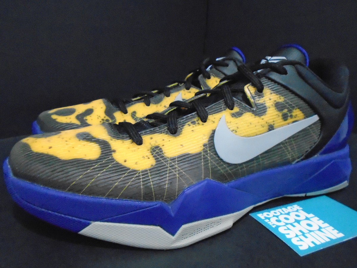 Kobe 7 Roxo E Amarelo Meias Profissionais Para Basquete Cano Alto