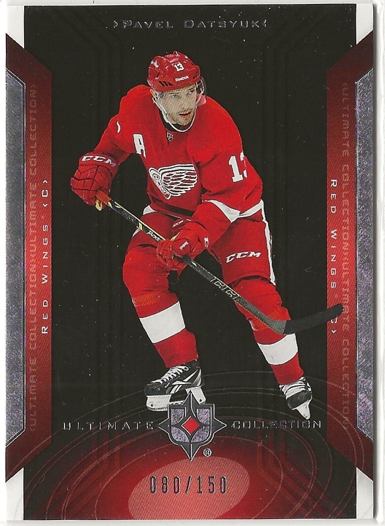 2014-15 Ultimate Collection '04-05 Retro #7 Pavel Datsyuk 080/150 Red ...