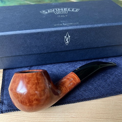 Savinelli Siena Smooth Bent Rhodesian (673 KS) 9mm Filter Pipe - New | eBay