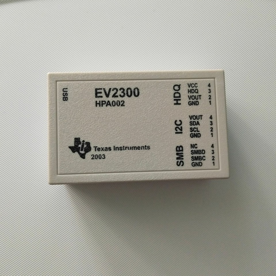 EV2300 TI USB TESTER Interface Board Evaluate The Battery Fuel Gauge ...