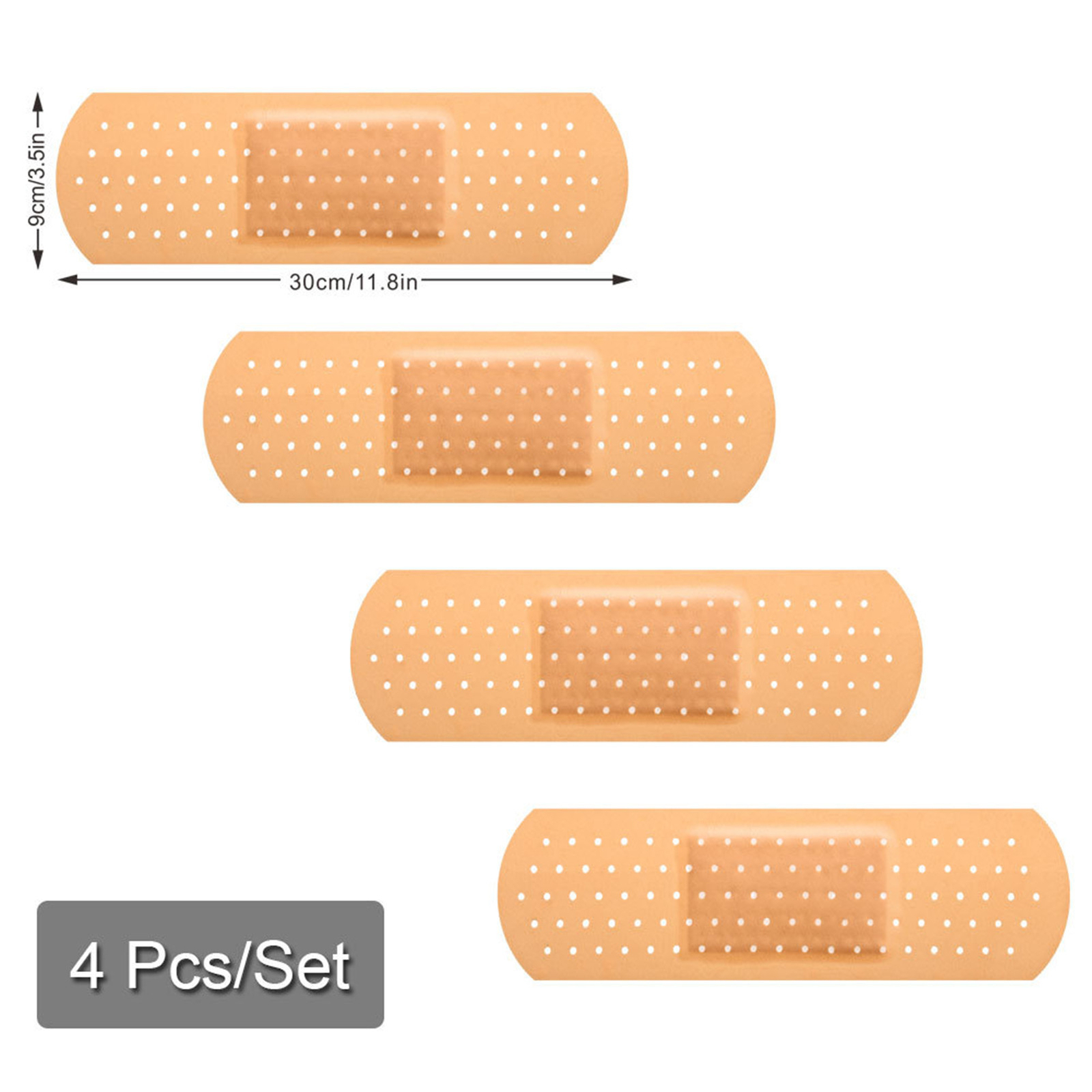 4Pcs Band aid Bandage Dent Ding Scratch Cover Car Decal / Sticker Set ...