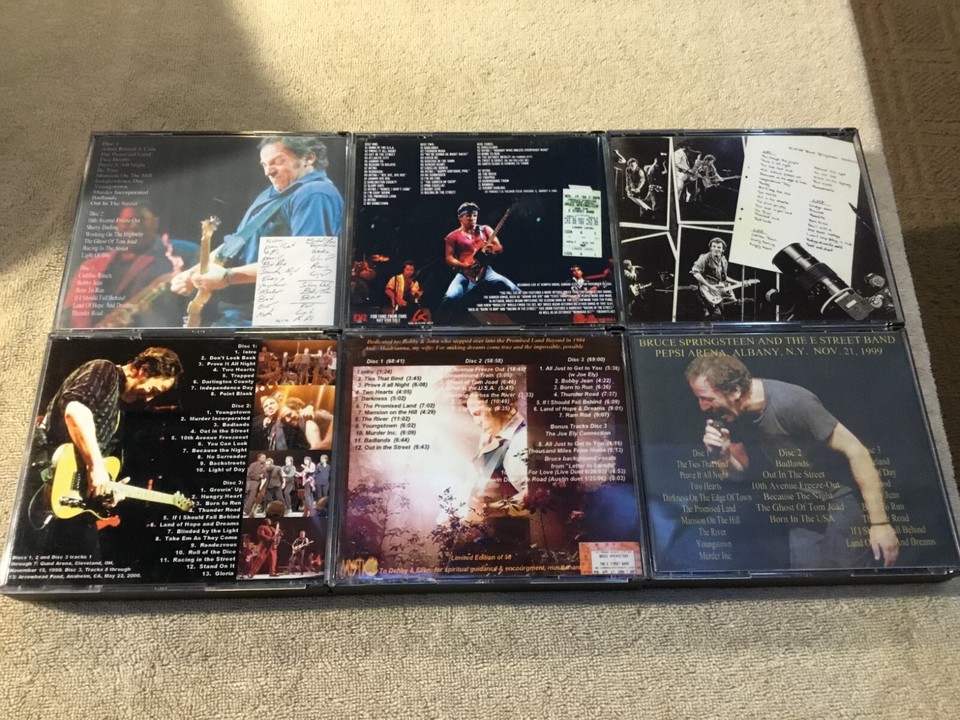 Bruce Springsteen Live CD Lot of Shows on 18 Discs | eBay