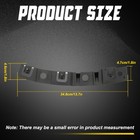 2PCS Black Front Left&Right Bumper Bracket KB8A-50-163B Fit Mazda CX-5 ...