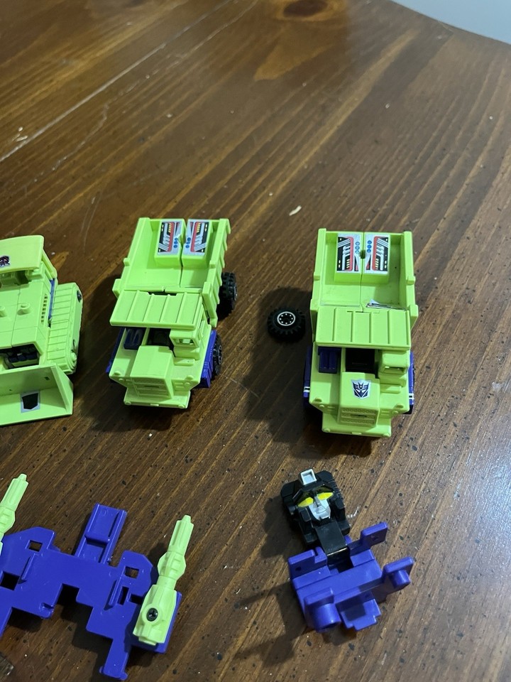 1984 Transformers Vintage G1 Devastator Incomplete Collectible Figures ...