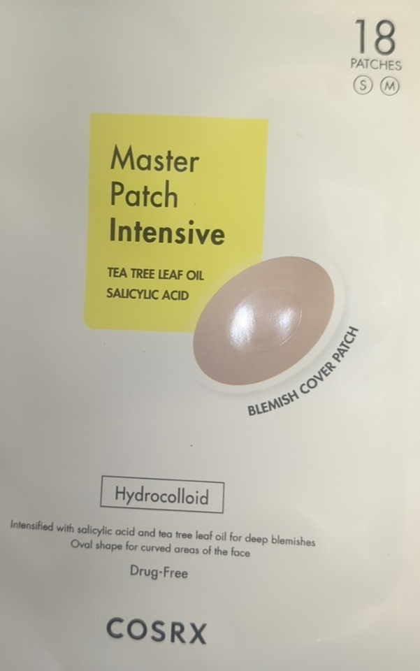 Cosrx Master Patch Intensive 54 acne patches, Hero Mighty Patch ...