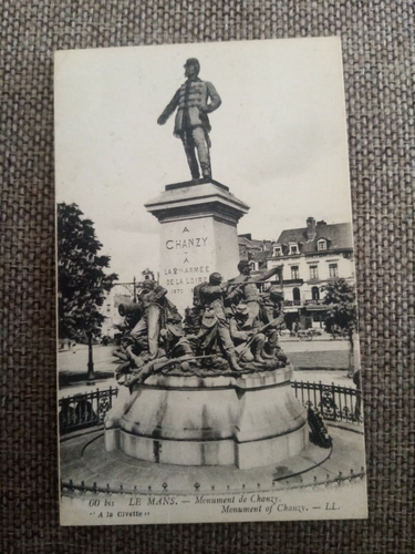 CPA LE MANS MONUMENT DE CHANZY | eBay