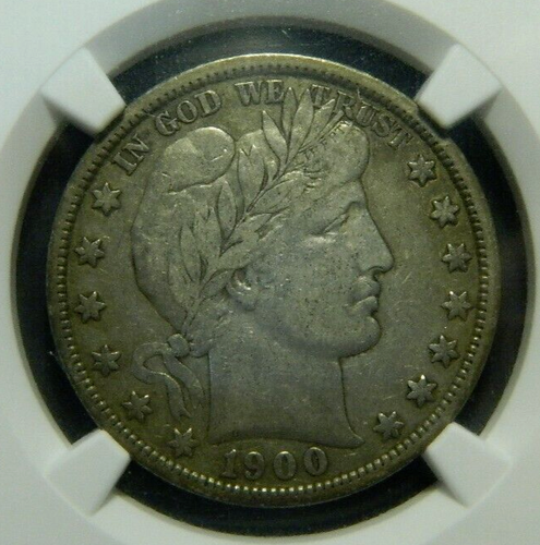 1900 50C Barber Half Dollar NGC VF25 (Lot#12-6) | eBay